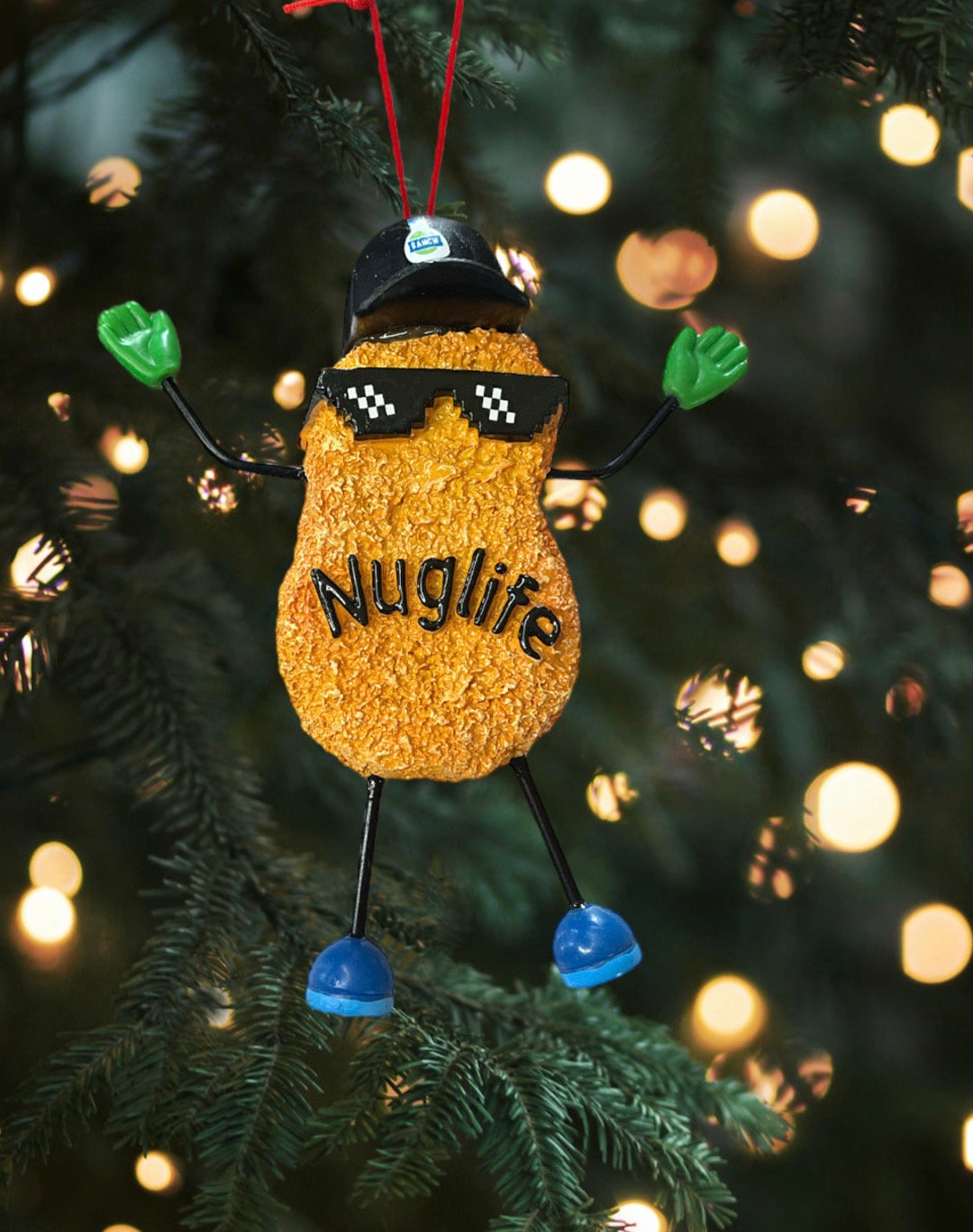 Nug Life Ornament • Chicken Nugget Ornament • Kids Ornaments • Funny Ornaments • Food Ornaments ...