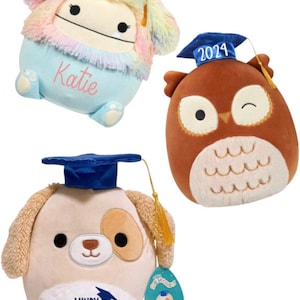 Custom Graduation Squishmallows • Personalized Gift • Class of 2025 ...