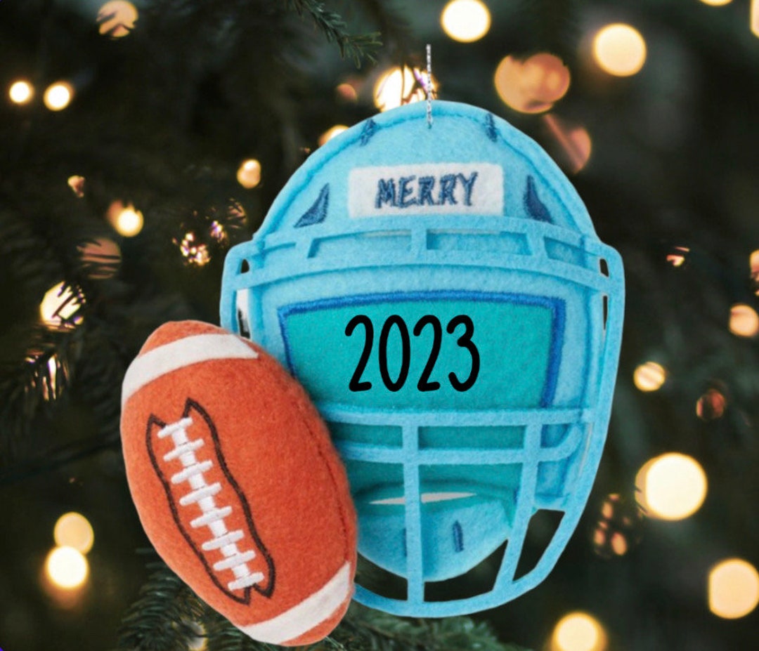 Felt Football Ornament Cute Christmas Gifts Custom Ornament With Name ...
