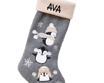 Penguin Christmas Stocking - Etsy