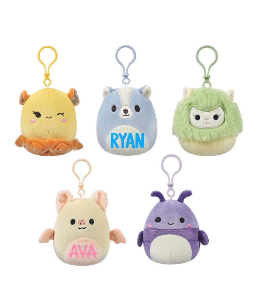 Personalized Halloween Plush Keychain: Custom Squishmallow Clip - Etsy