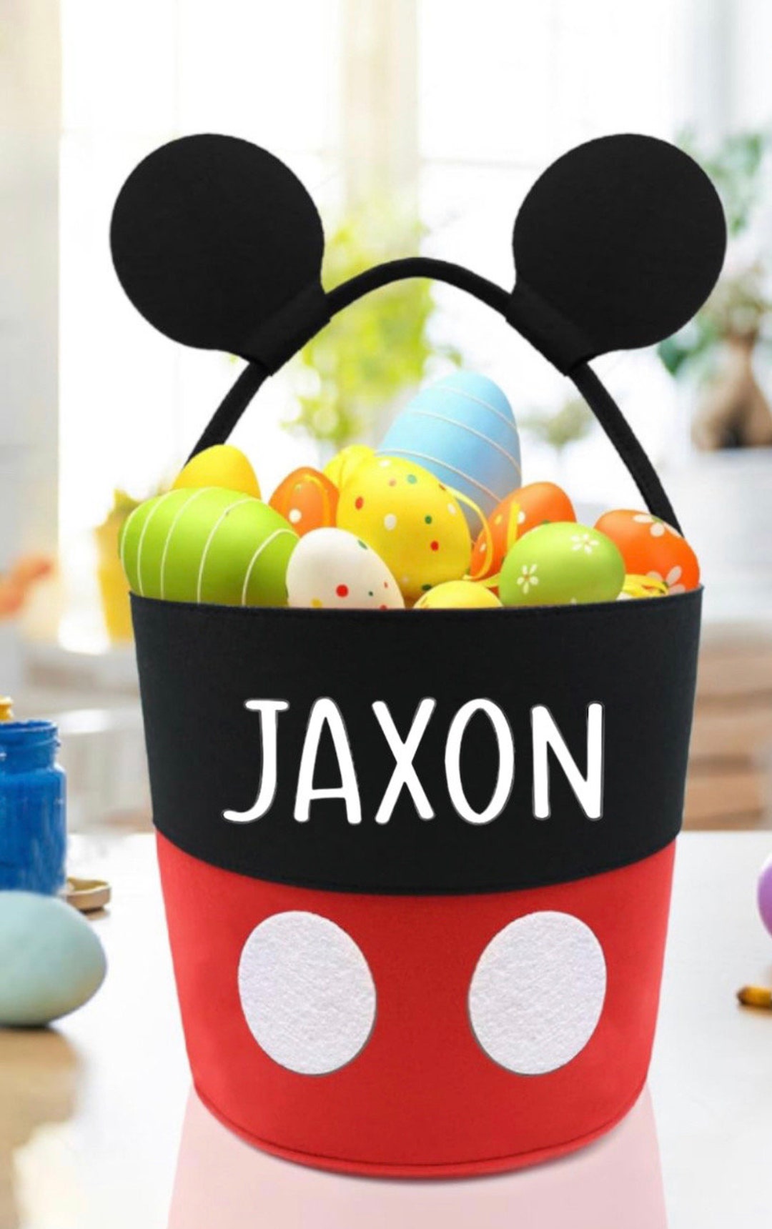 Childrens Custom Basket • Personalized Basket • Custom Kids Basket ...