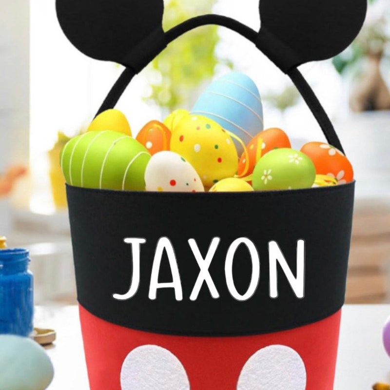 Mickey Mouse Basket - Etsy