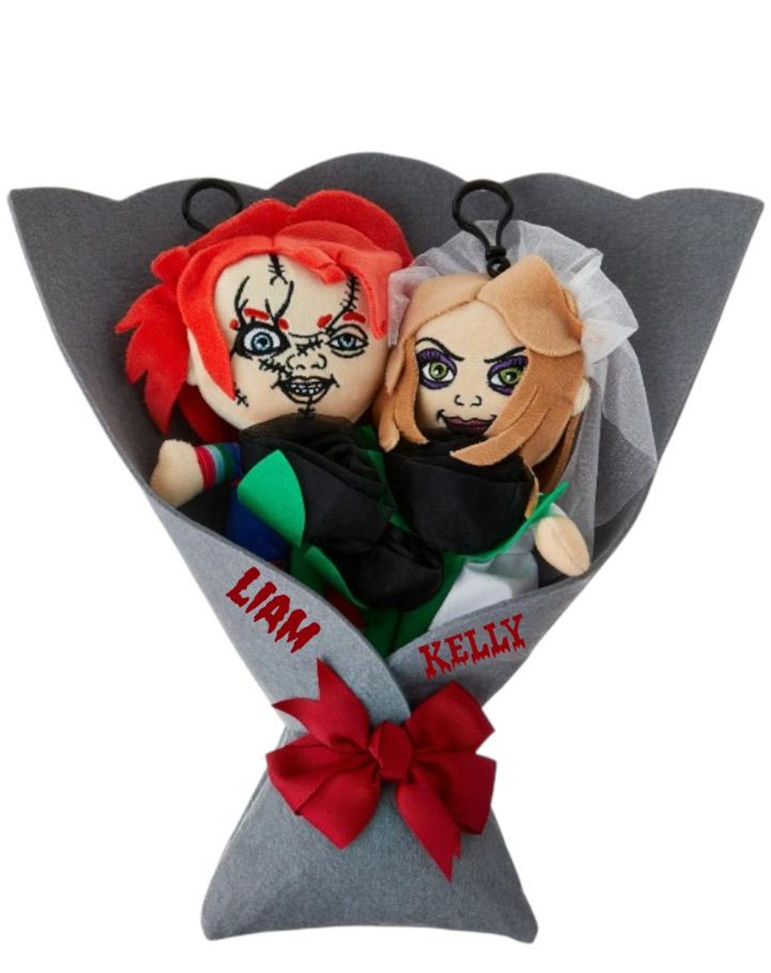 Custom Chucky Bouquet • Personalized Valentine Gifts • Custom Plush ...