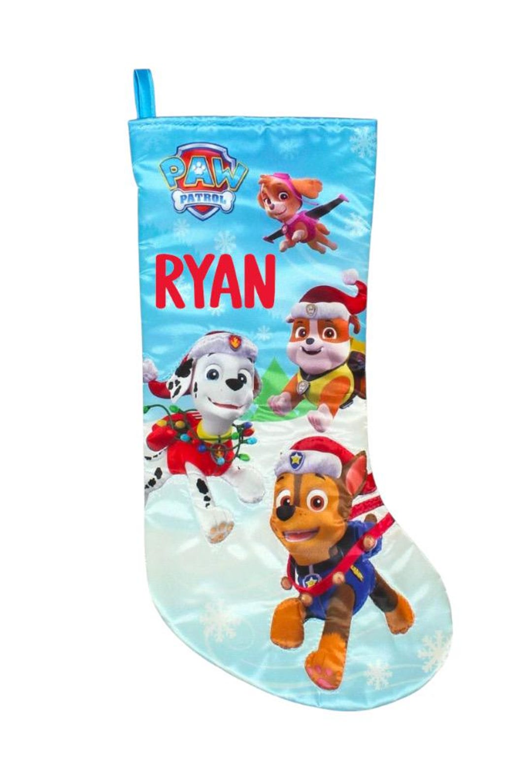Personalized Paw Patrol Christmas Stocking • Custom Stockings • Pup ...