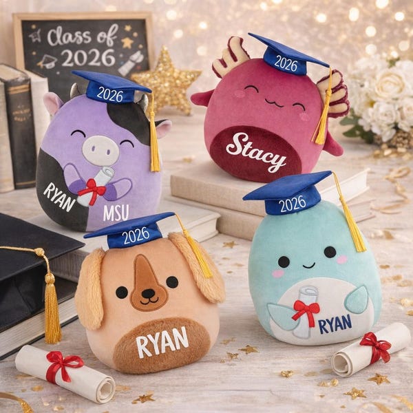 Jellycat Graduation - Etsy