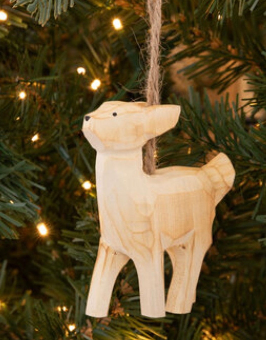 Wooden Wilderness Animal Ornaments W/ Name Rustic Ornament Wildlife ...