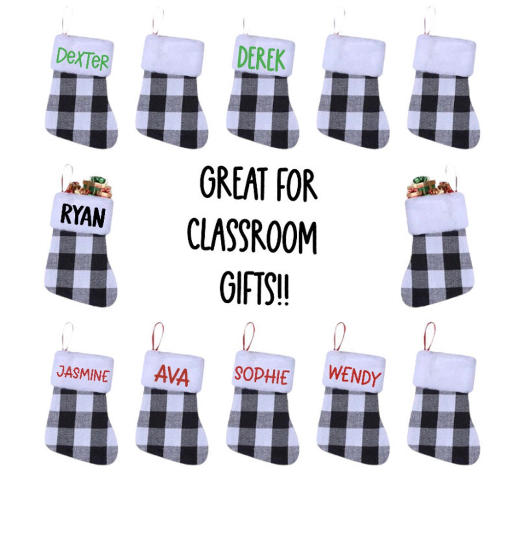 Personalized Classroom Stockings Custom Stockings Small Stockings for ...