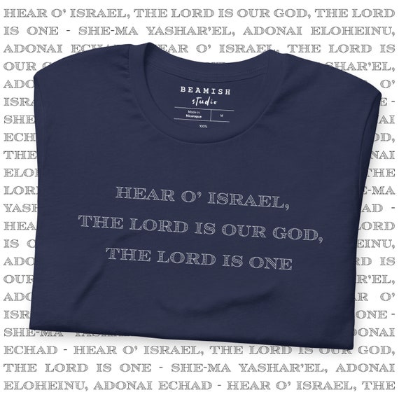 Shema Shirt Prayer Shirt Torah Jewish Christian T-shirt Bible | Etsy