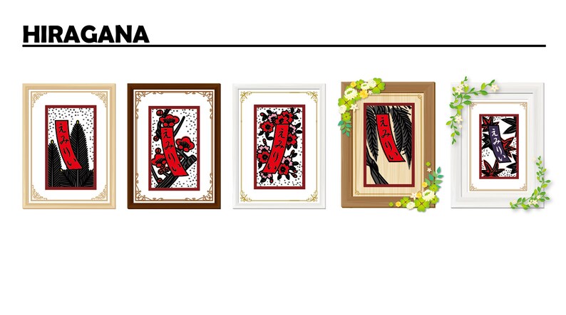 We Will Make Your Name Tag in Japanese. Hanafuda Pattern. Japanese ...