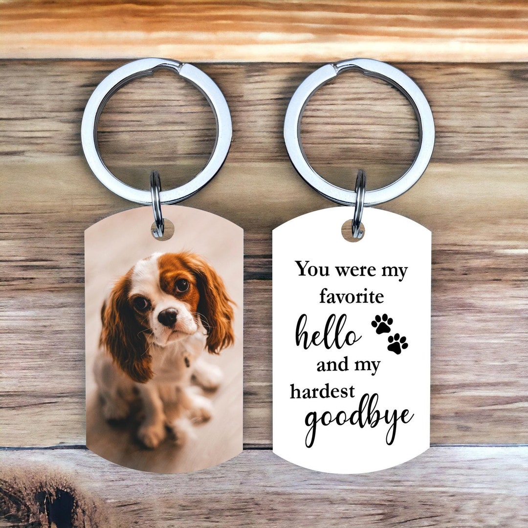 Pet Remembrance Keychain, Loss of Dog Keychain, Pet Memorial Keychain ...