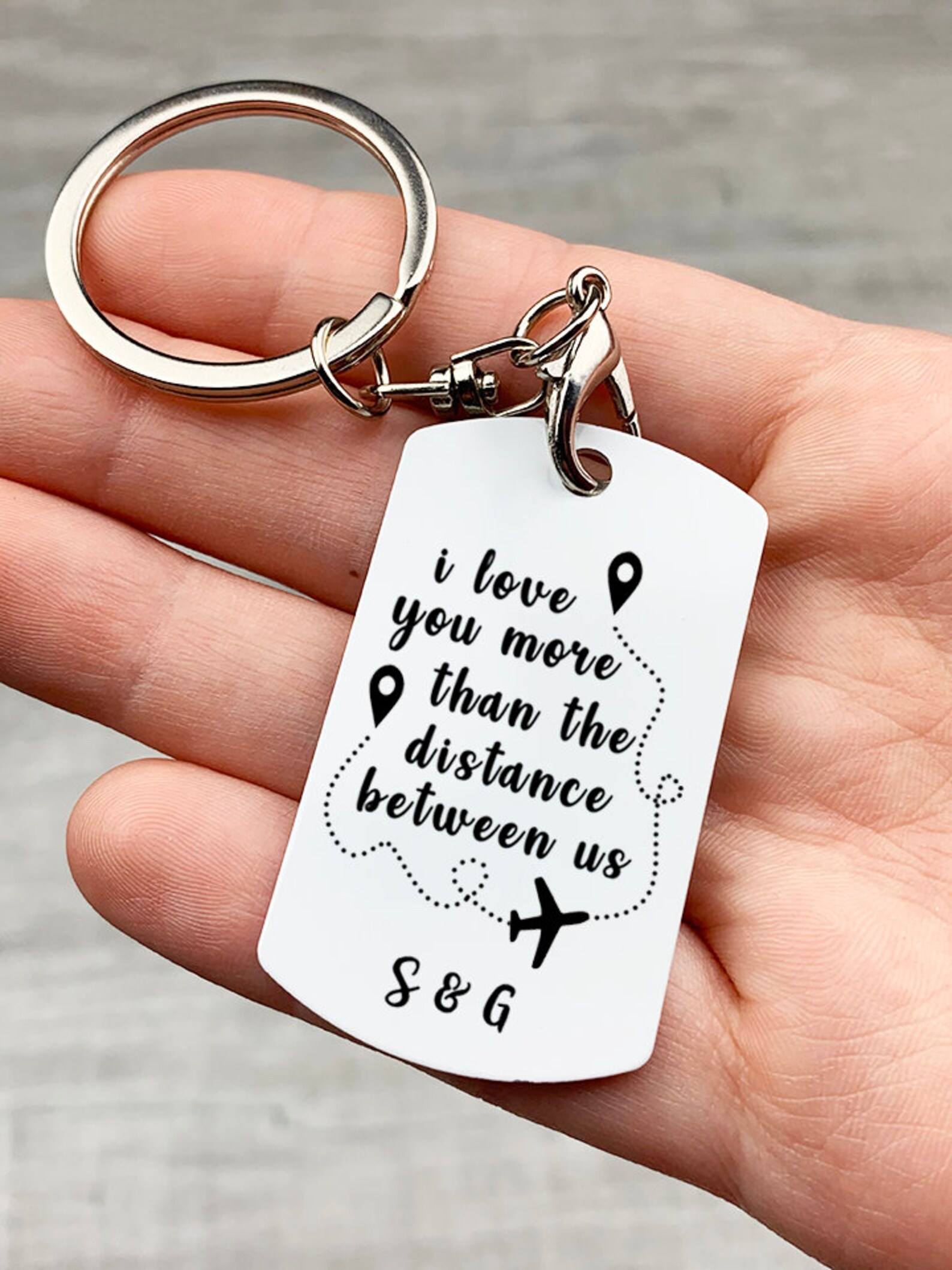 I Love You More Than the Distance Between Us Couple Distance - Etsy Canada
