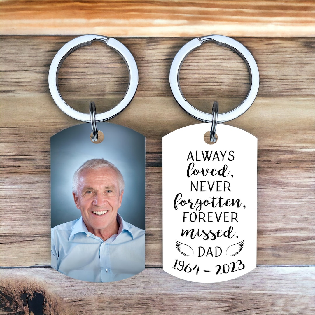 Memorial Keychain, Loss of Loved One, in Loving Memory, Personalized ...
