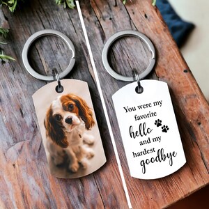 Pet Remembrance Keychain, Loss of Dog Keychain, Pet Memorial Keychain ...