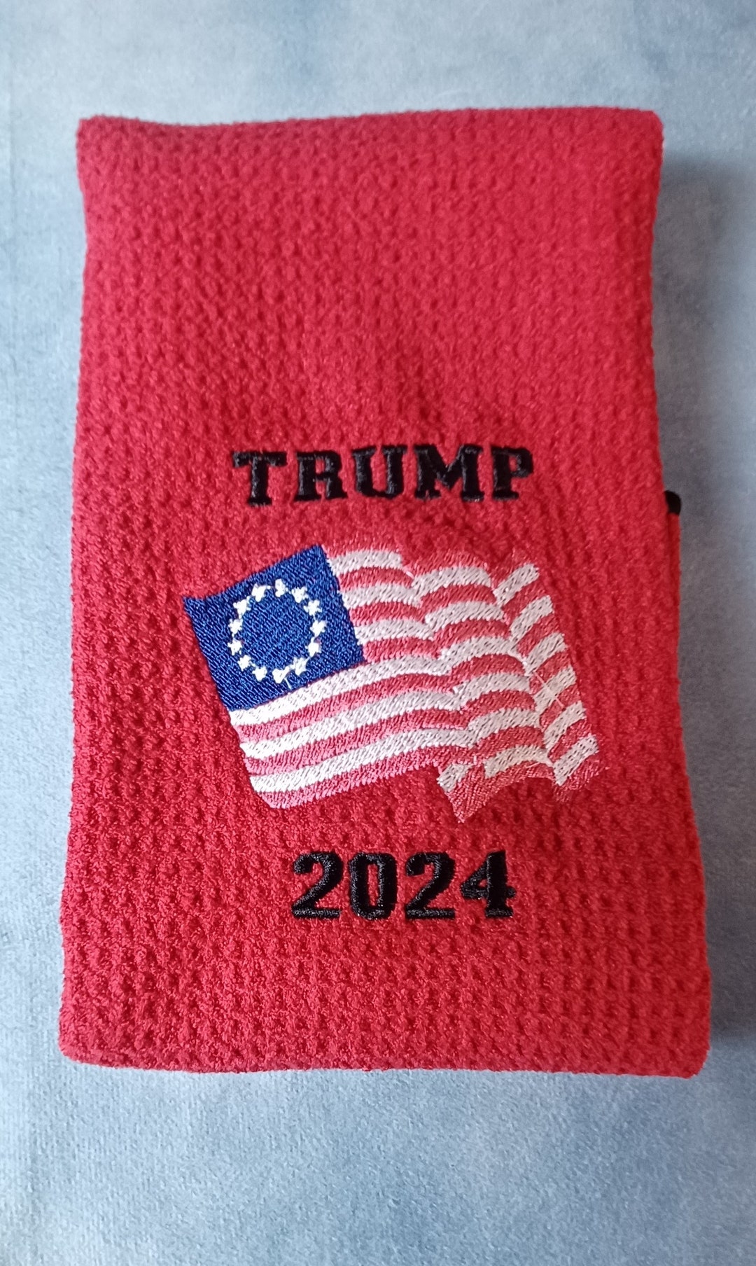 Trump 2024 Embroidered Microfiber Golf Towel - Make Your Golf Game ...