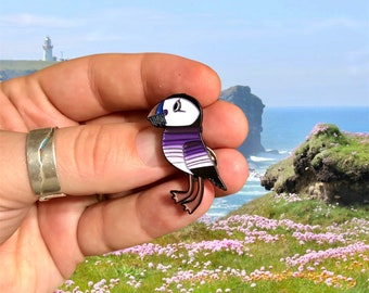 Puffin Lapel Pin CC107 Puffin Seabird Coastal Birds - Etsy