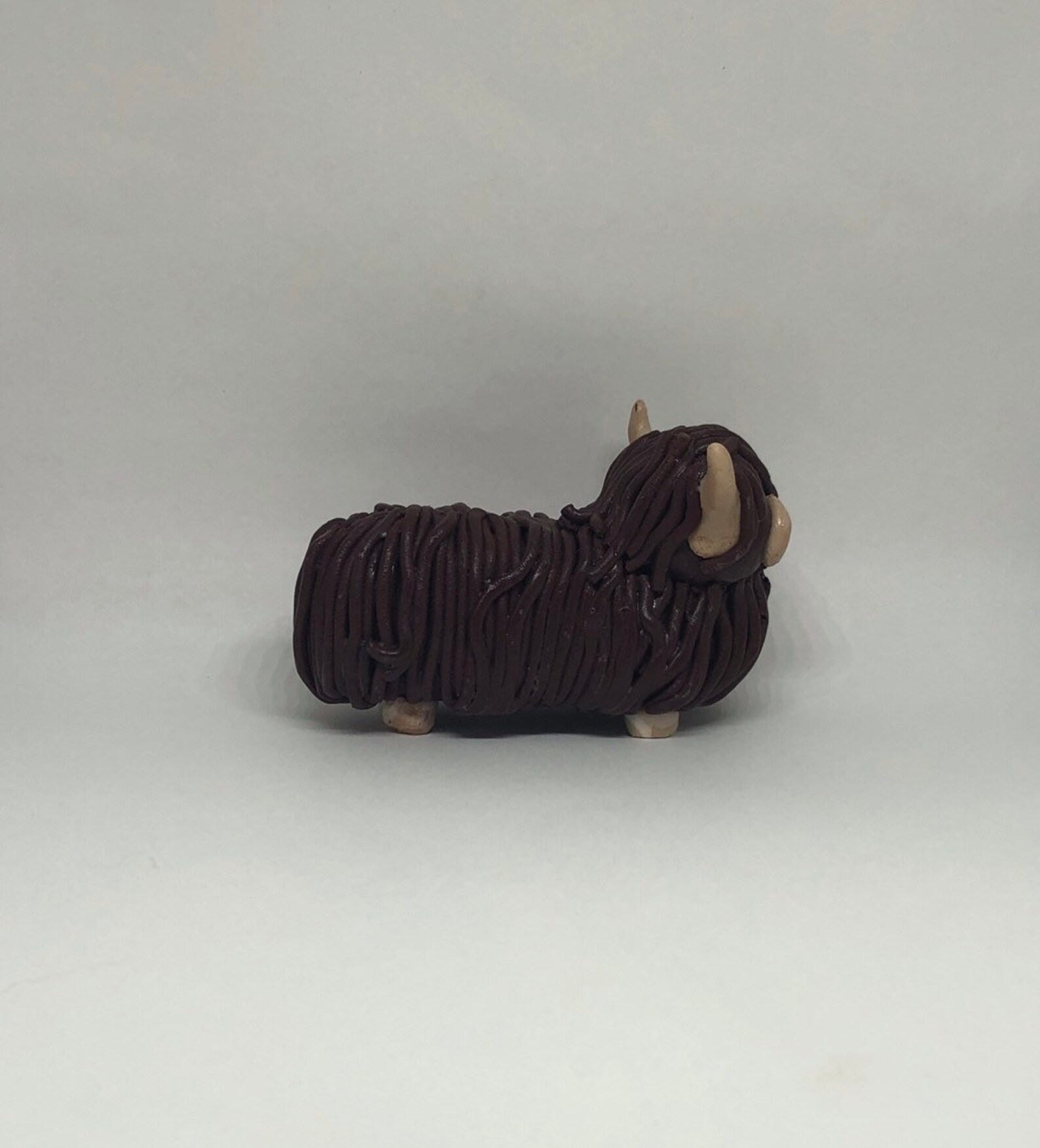 Highland Cow Handmade Polymer Clay Model / Figurine / - Etsy UK
