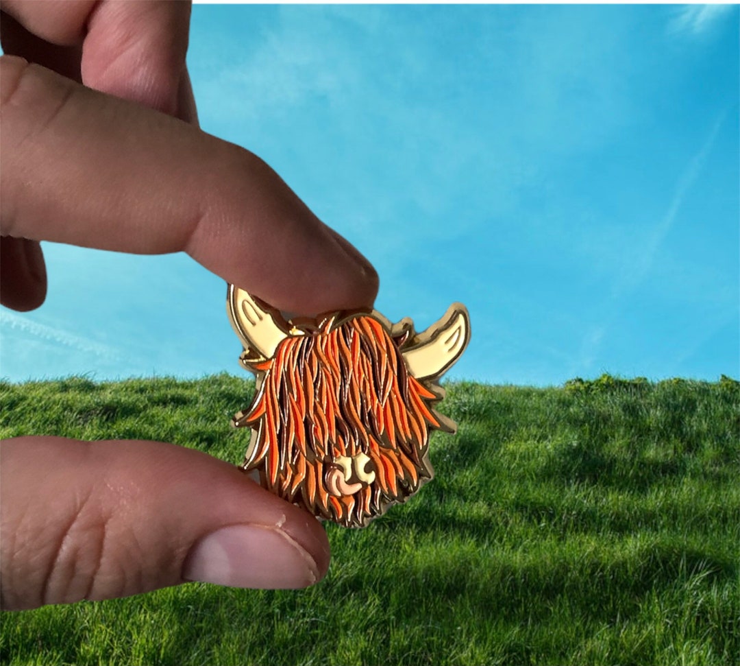 Highland Cow Magnet / Fridge Magnet / Refrigerator Magnet / Enamel - Etsy