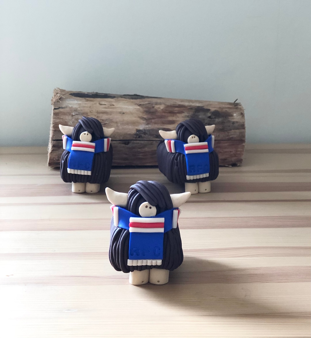 Rangers Football Club / Highland Cow / Dark Brown /highland Cow Model ...