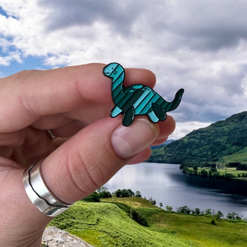 Nessie Sliding Enamel Pin - Etsy