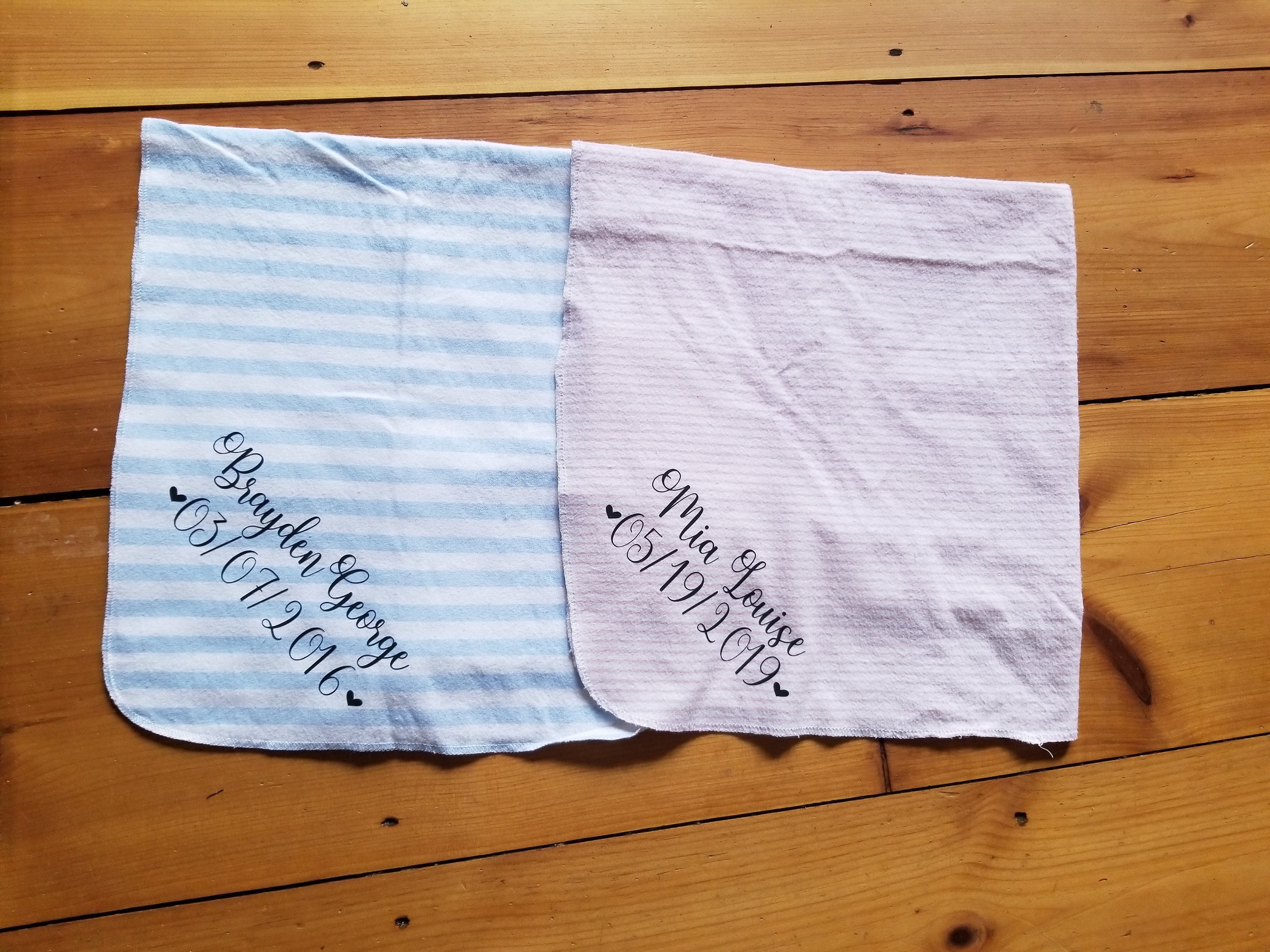Custom Receiving Baby Girl and Boy Blankets - Etsy