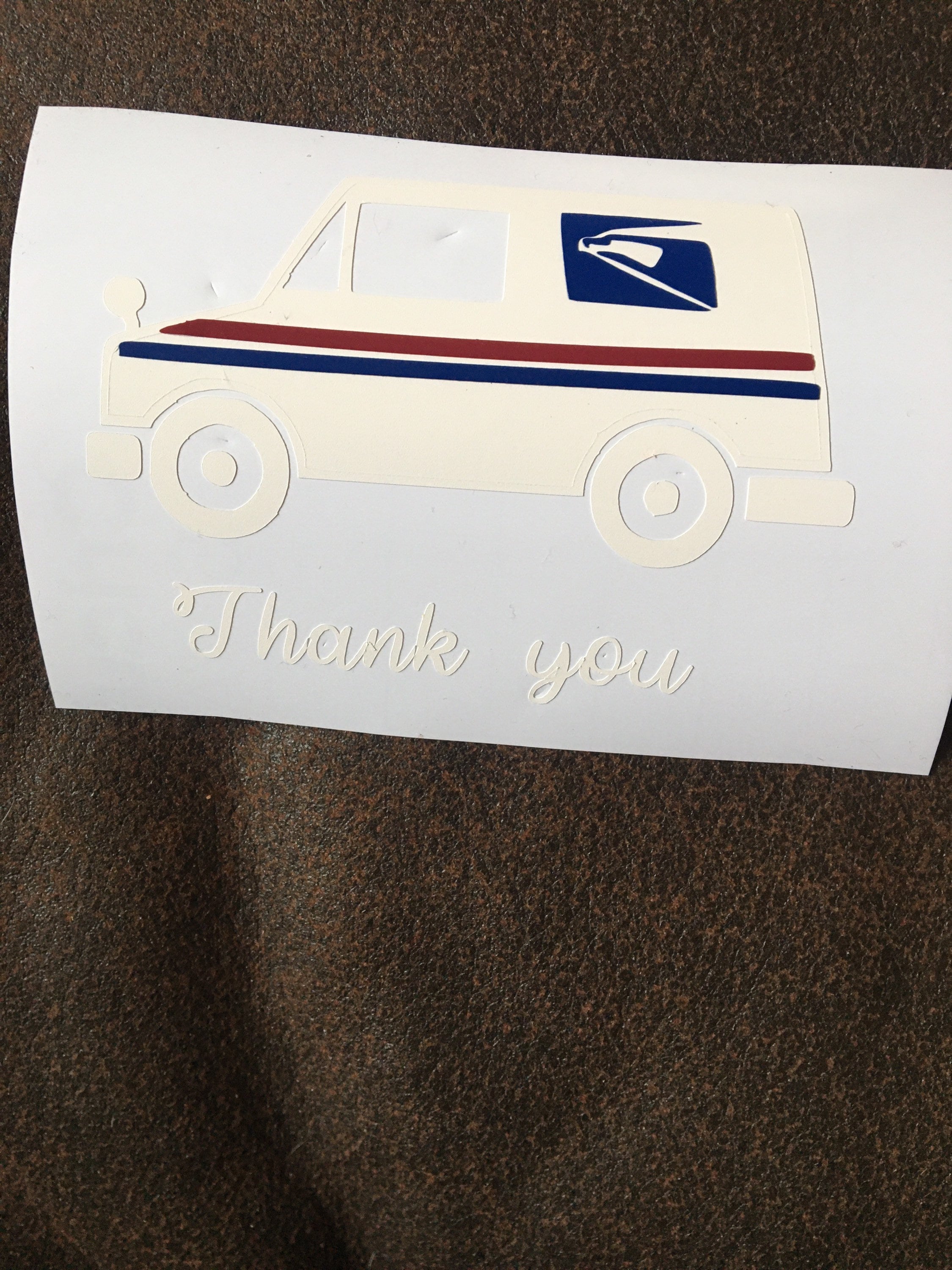 USPS Thank You Decal - Etsy