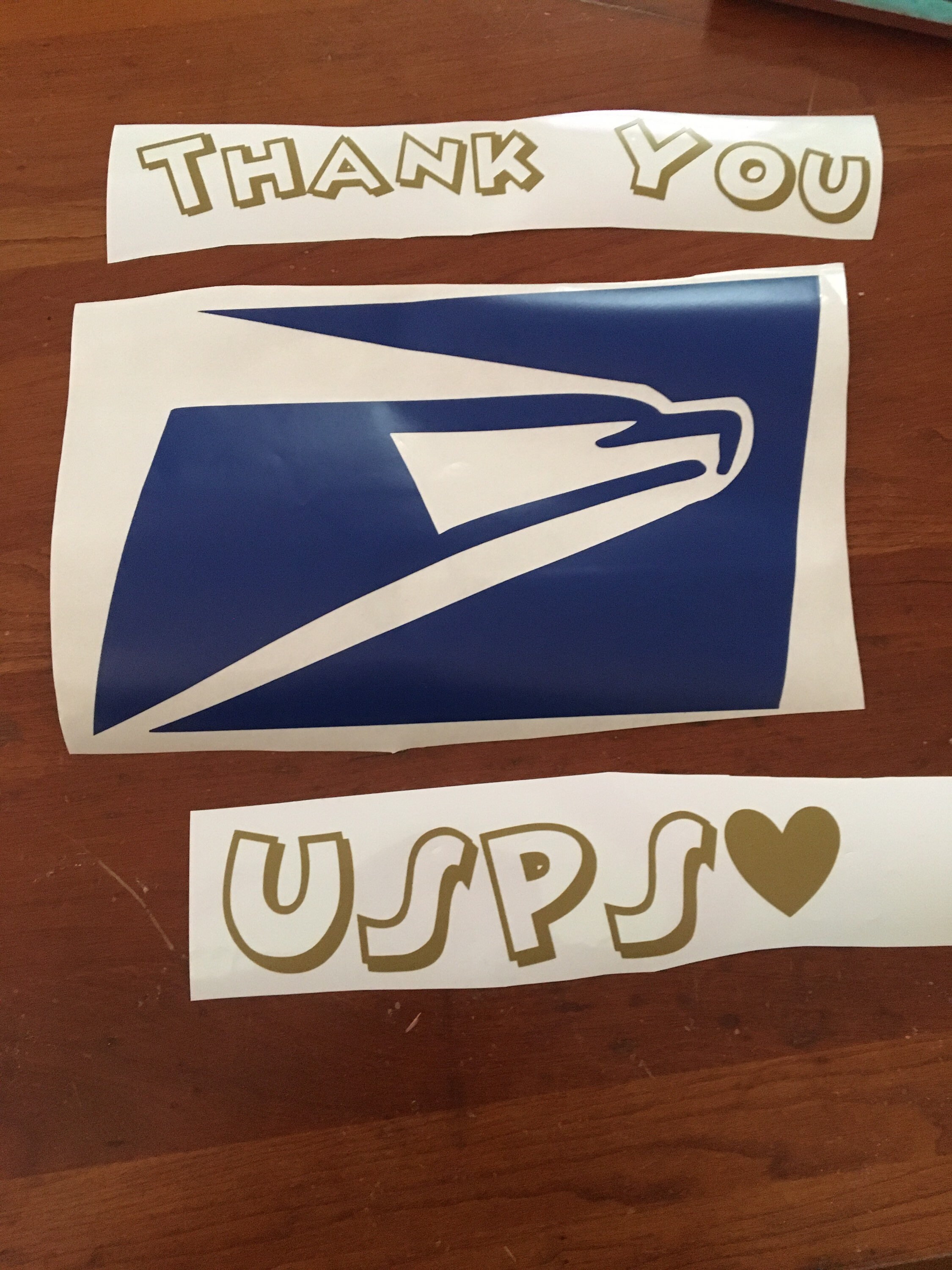 USPS Thank You Decal - Etsy