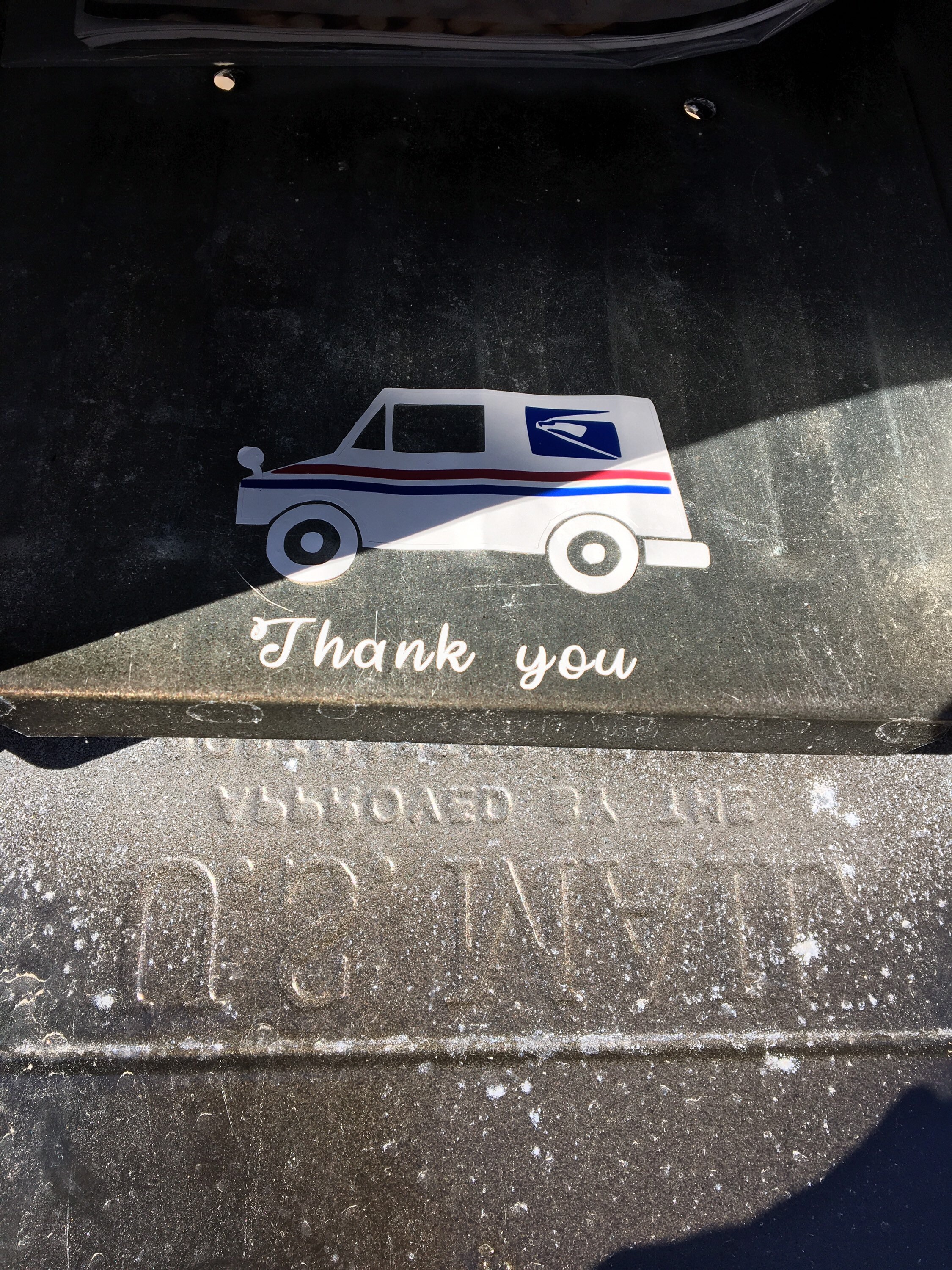 USPS Thank You Decal - Etsy
