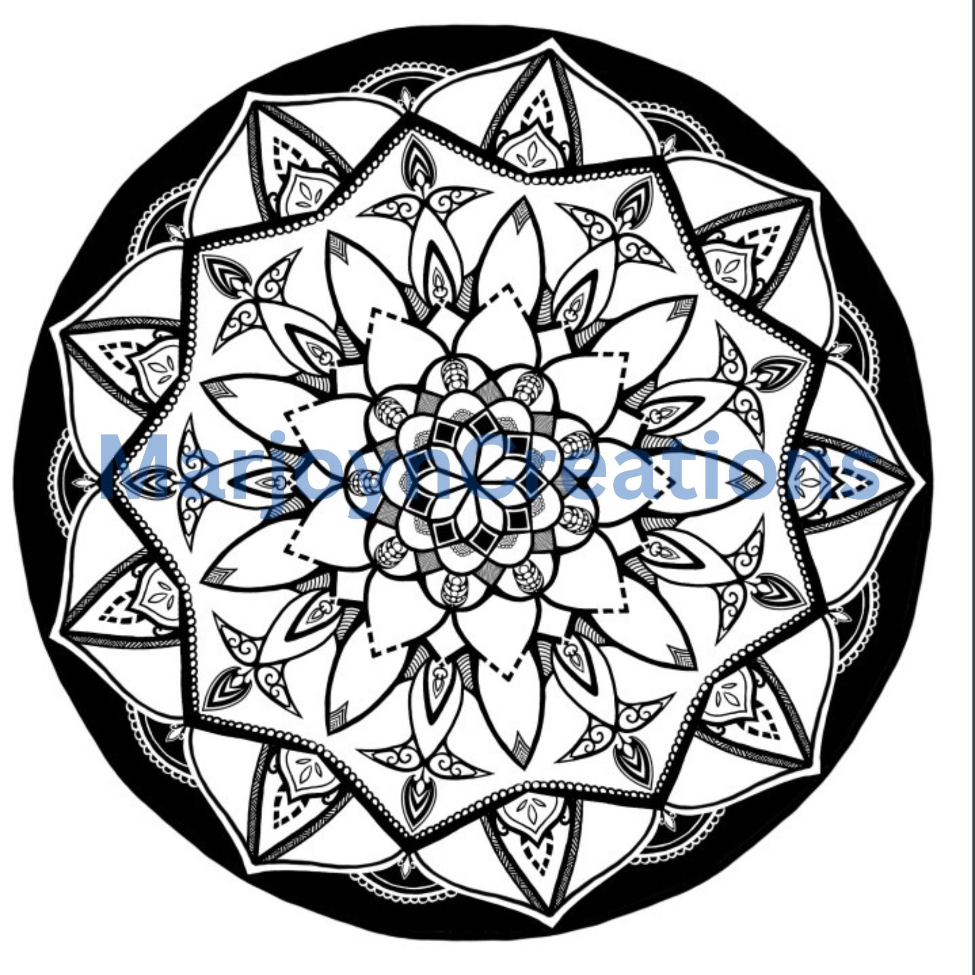 Beautiful Mandalas Vol 2: Five Stunning Designs in Digital Format for ...