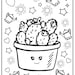 25 Cute Kawaii Cactus Coloring Pages: Fun Coloring Images for Your ...