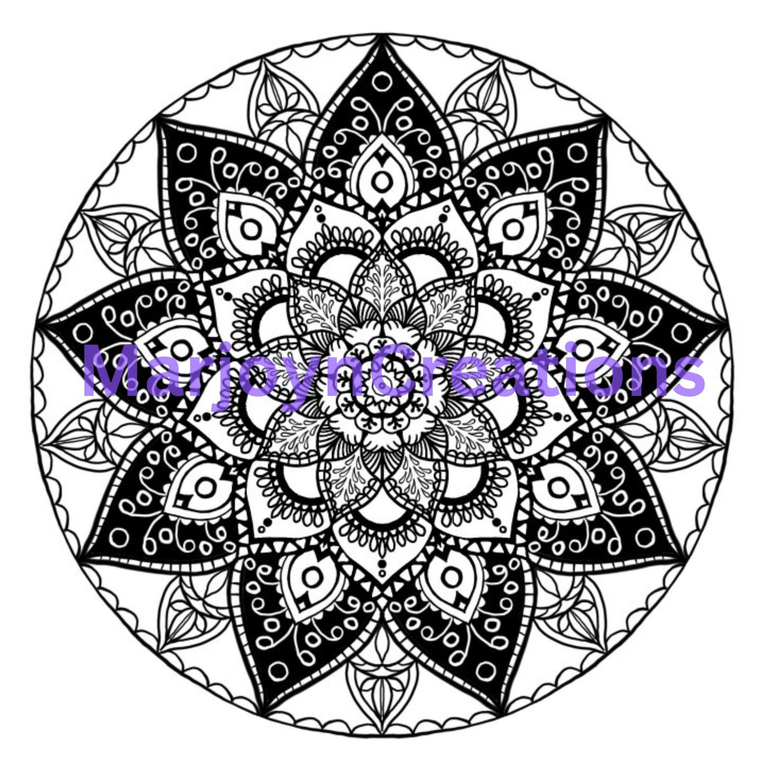 Beautiful Mandalas Vol 2: Five Stunning Designs in Digital Format for ...