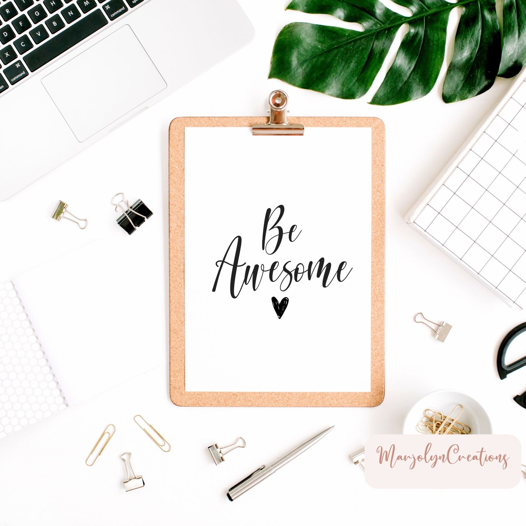 Be Awesome SVG, Quote SVG, Motivation SVG, Design Svg, Png Files, Many ...