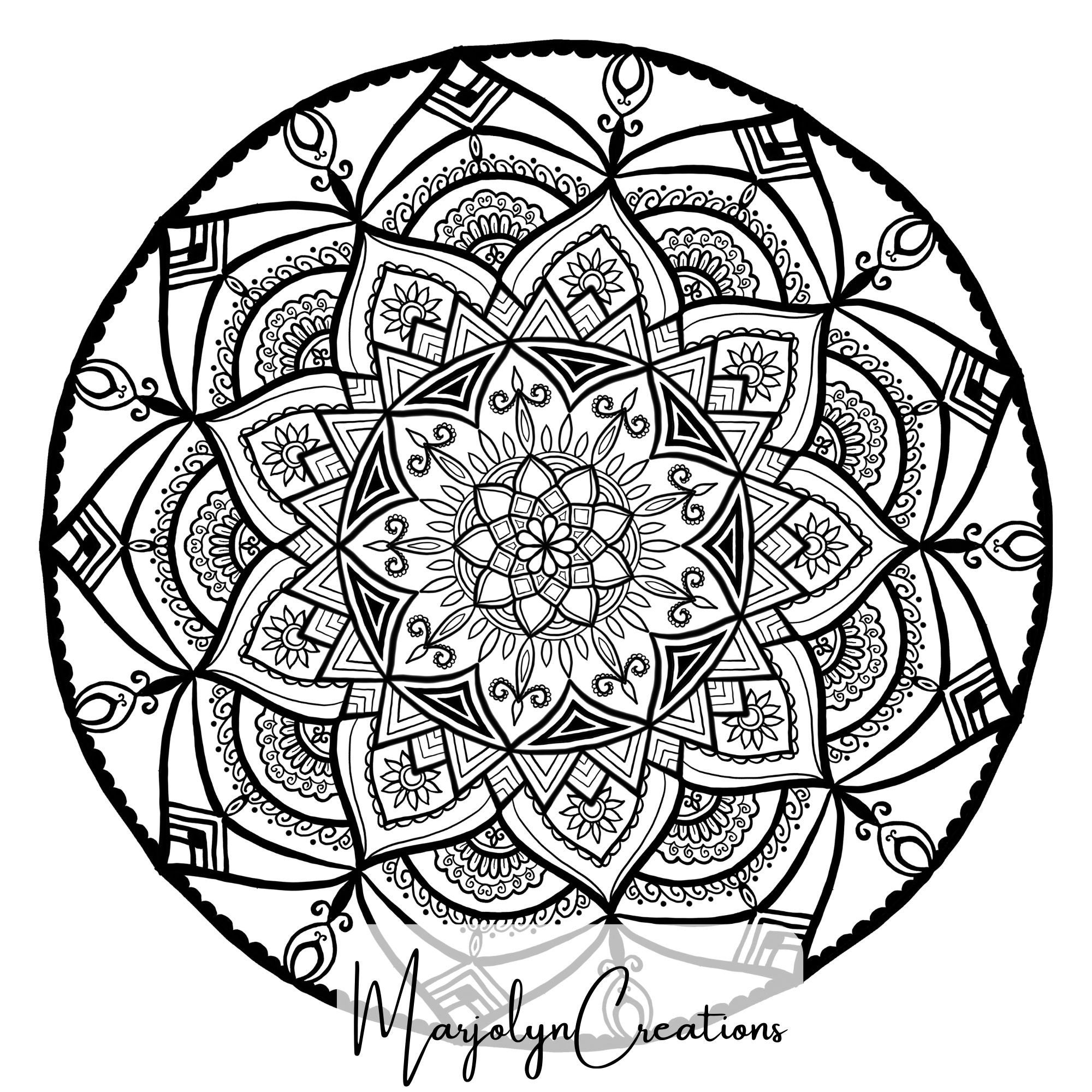 Beautiful Mandalas Vol 2: Five Stunning Designs in Digital Format for ...
