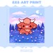 Kawaii Pumpkin Cow Matte Vinyl Sticker Stickers Fall Autumn Cute Decal ...