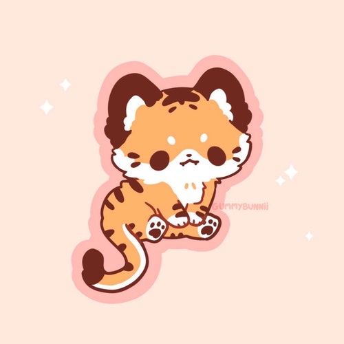 Tiger Babies Sticker Sheet waterproof / Cute Animal Stickers - Etsy