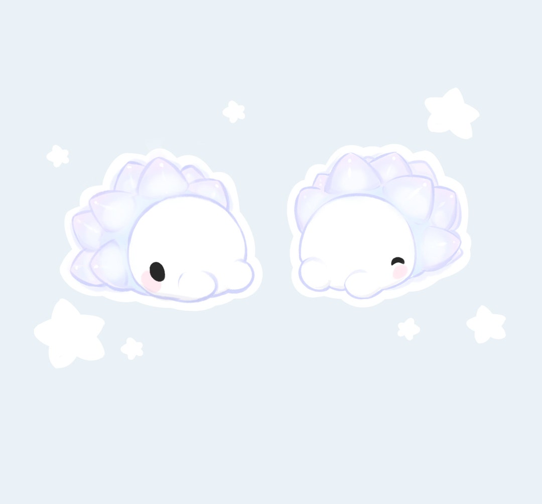 Kawaii Snom Matte Vinyl Sticker Stickers Cute Decal Cut - Etsy