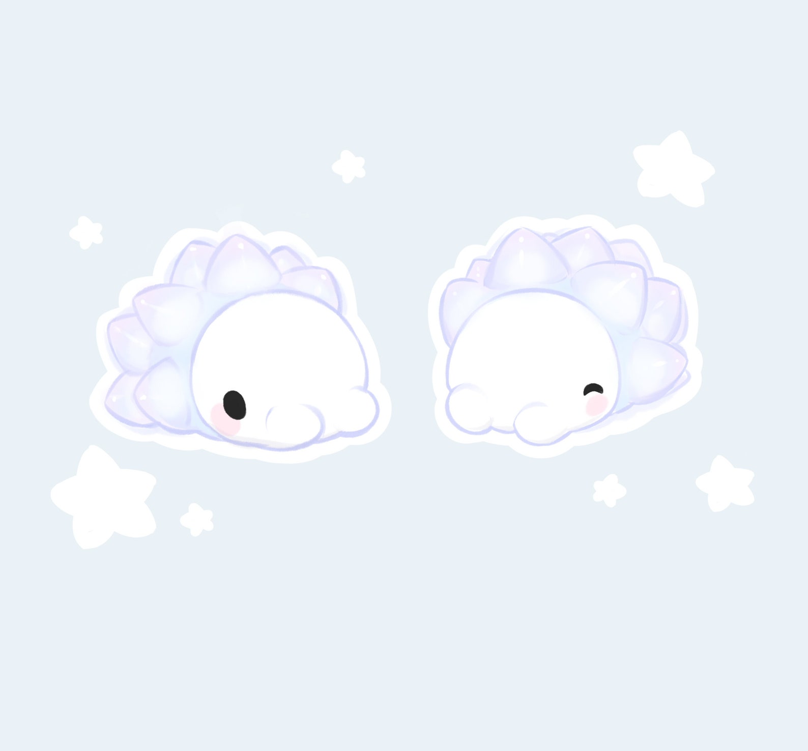Kawaii Snom Matte Vinyl Sticker Stickers Cute Decal Cut - Etsy