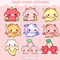 Spooky Cow Stickers Vinyl Sticker Stickers Cute Halloween Decal Fall ...