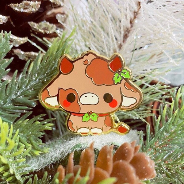 Cow Pin - Etsy