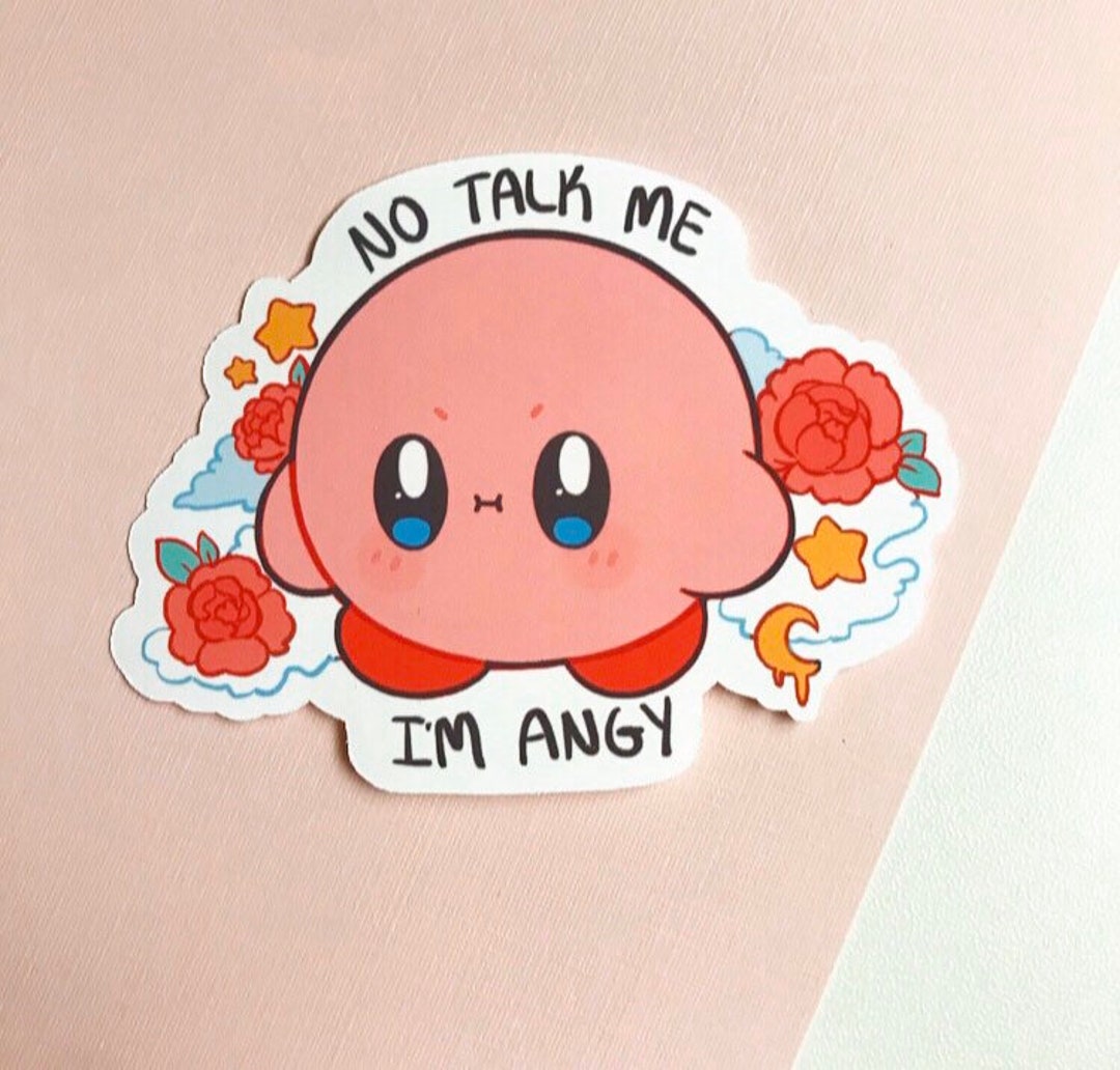 Im Angy Sticker Stickers Cute Decal Cut - Etsy Australia
