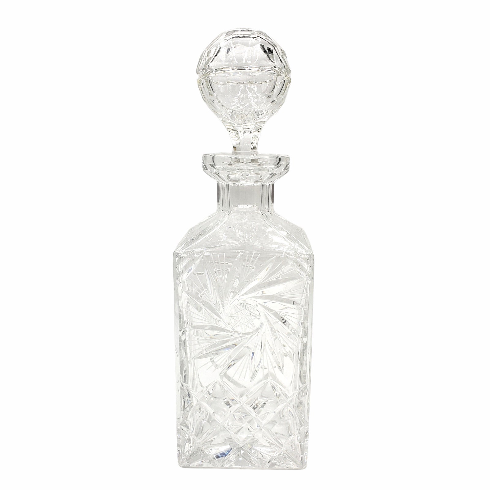 Pinwheel Crystal Decanter for sale | Only 3 left at -60%