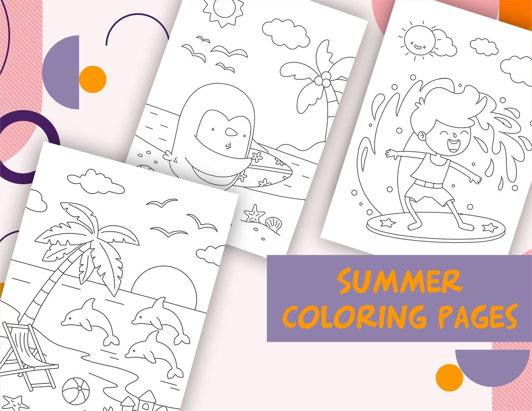 Summer Coloring Pages, Summer Activities, Coloring Pages for Kids ...