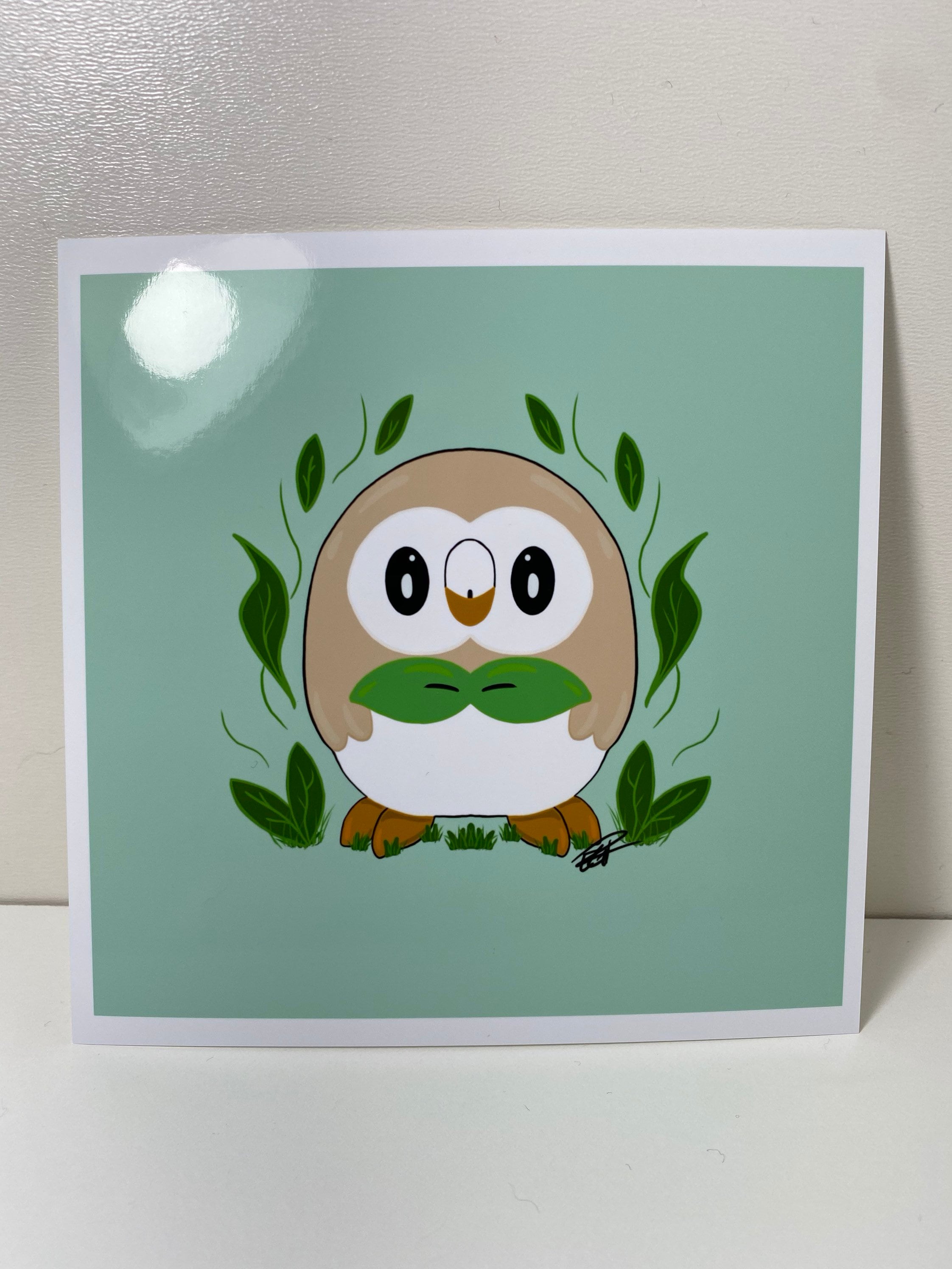 Rowlet , Cute Pokemon Art Print - Etsy
