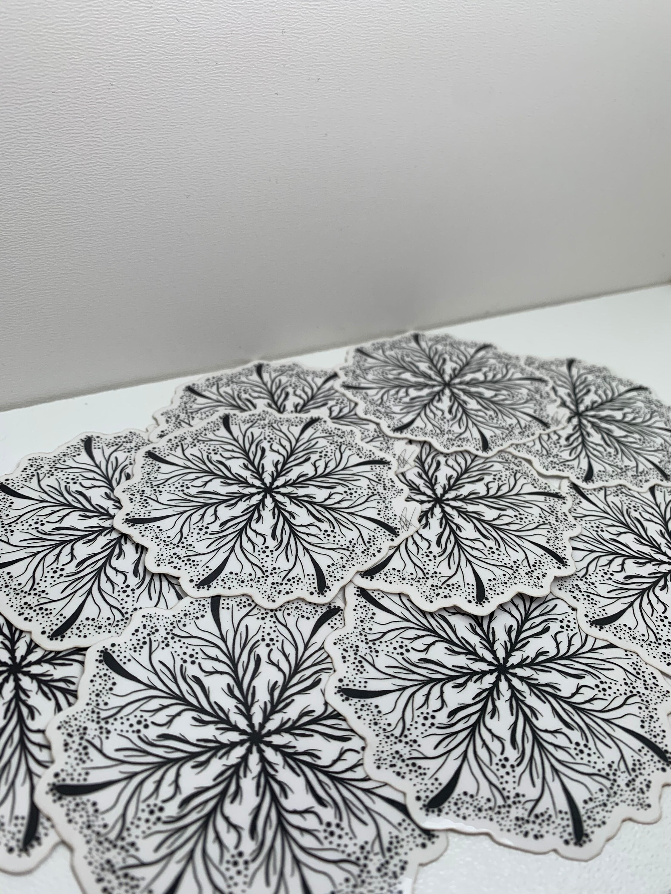 Vinyl Clear Spiral Design Sticker - Etsy UK