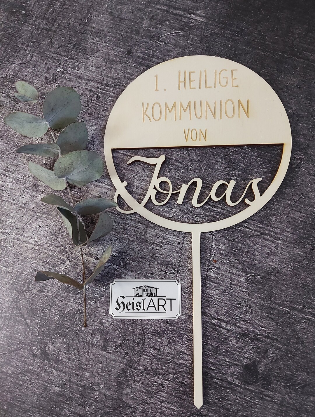 Cake Topper 1st Holy Communion With Personalized Name of the Child Made ...