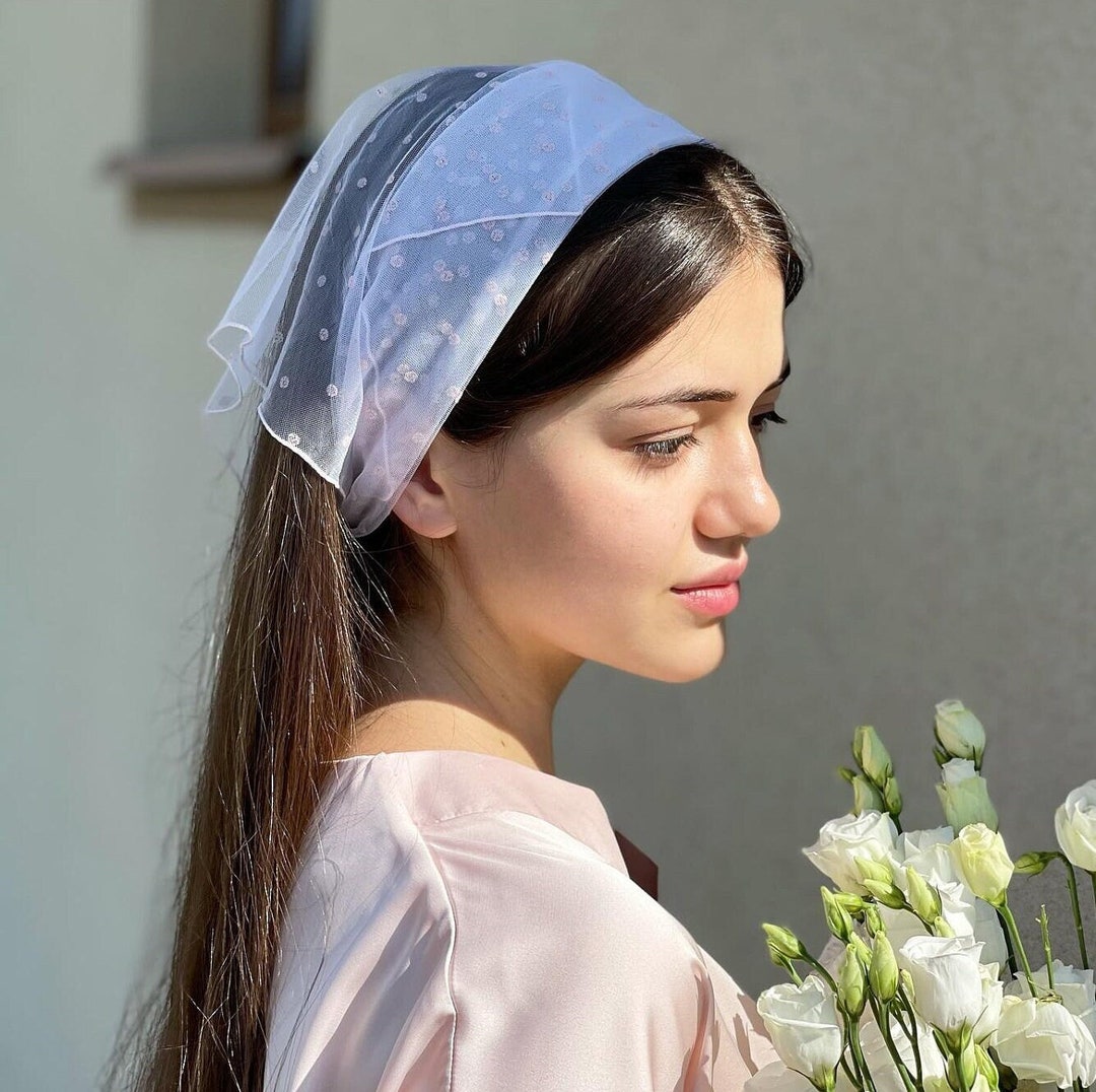 Dotted Christian Scarf / Gift for Women - Etsy