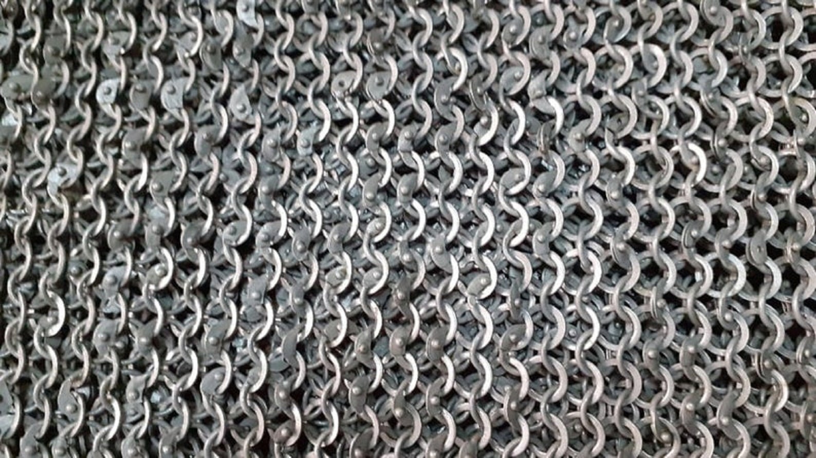 9 Mm Chain Mail Sheet 18 Gauge Round Ring Alt Solid Ring - Etsy