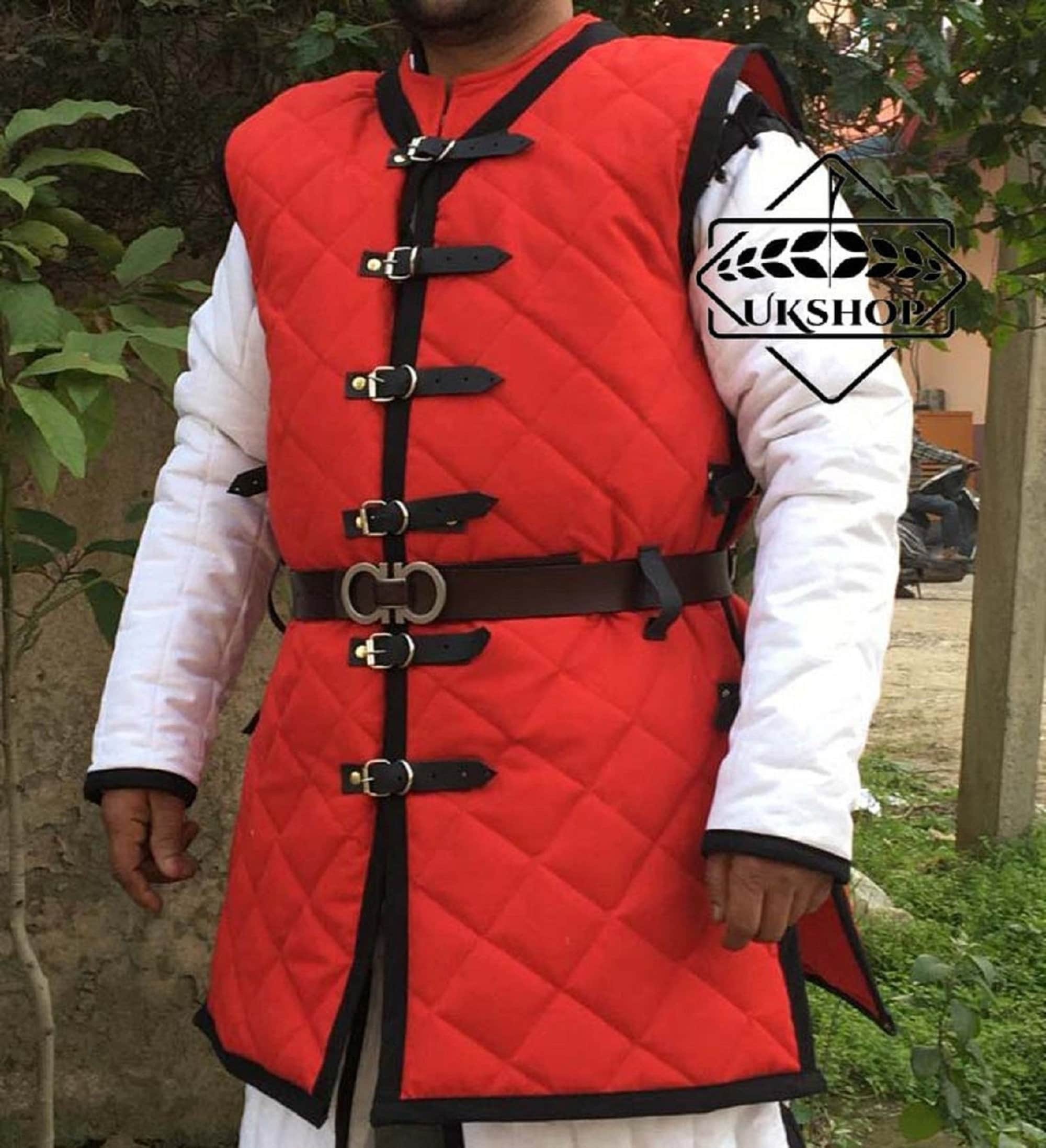 Medieval Gambeson Padded Gambeson Viking Armor Long Gambeson | Etsy