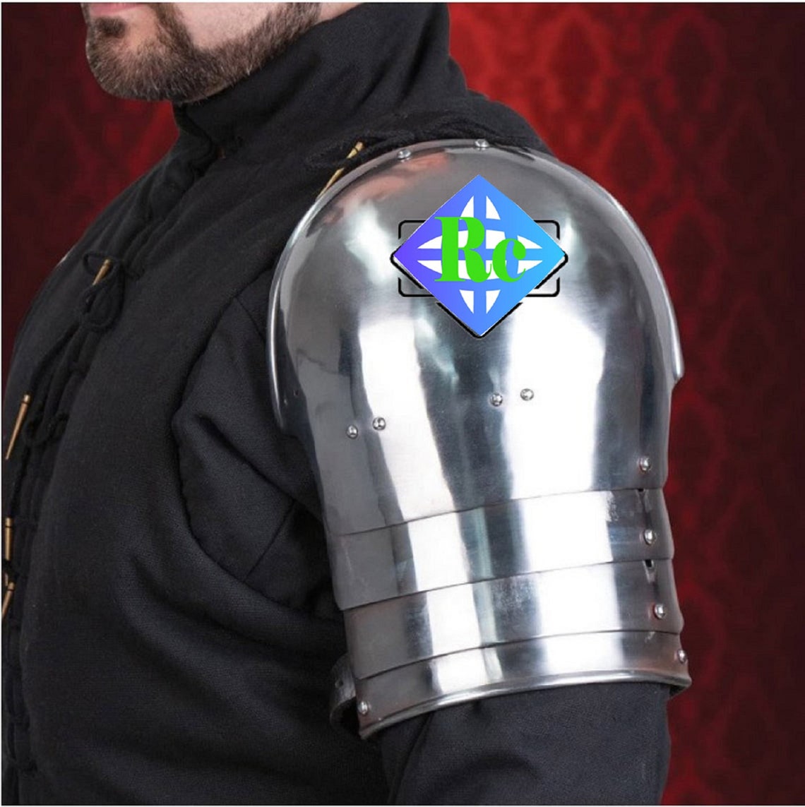 Shoulder XIV Century Medieval Pauldrons Steel Pauldrons | Etsy