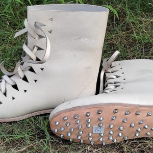Vindolanda Boots With Hob Nails , Viking Boots , Hand Made Gifts ...
